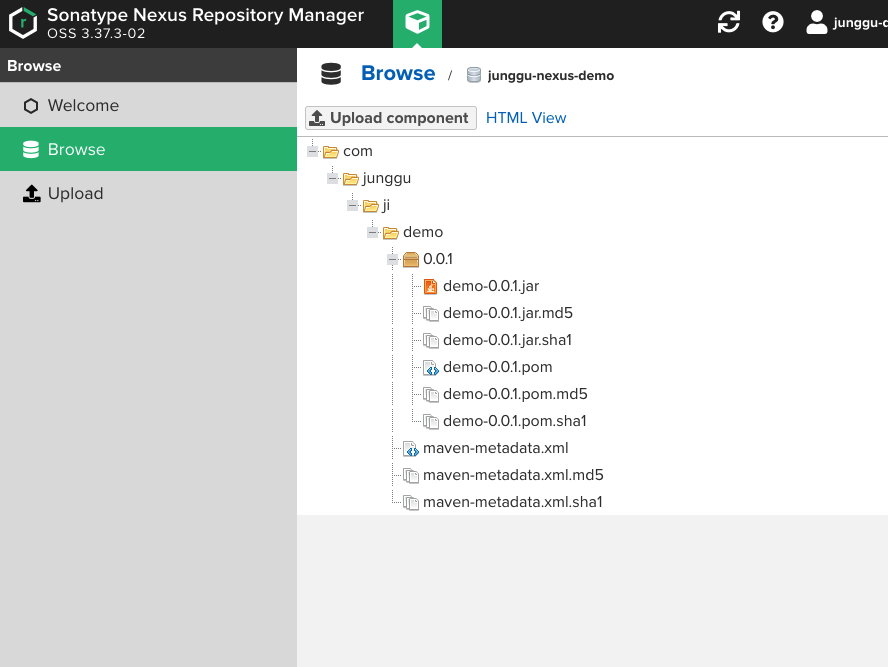 Nexus를 이용한 모듈화 - 저장하고 까먹자