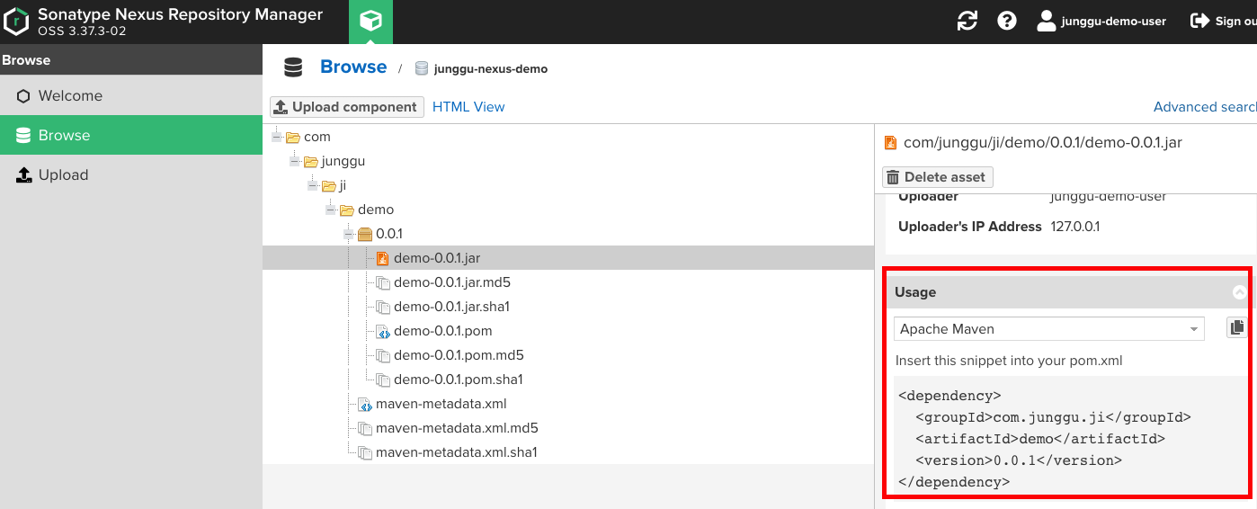 Nexus를 이용한 모듈화 - 저장하고 까먹자